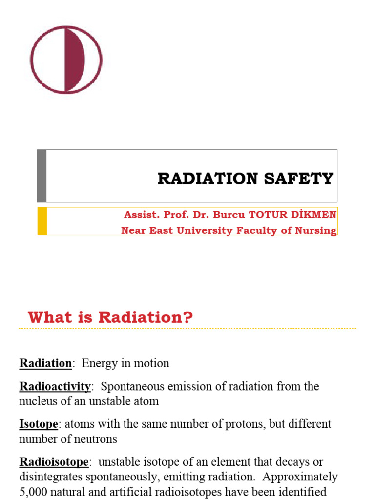 Radiation Safety | PDF | Ionizing Radiation | Radiation Protection