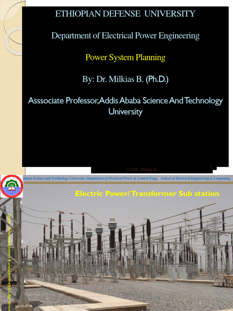 Power System Planning Guide | PDF | Electrical Substation | Transformer