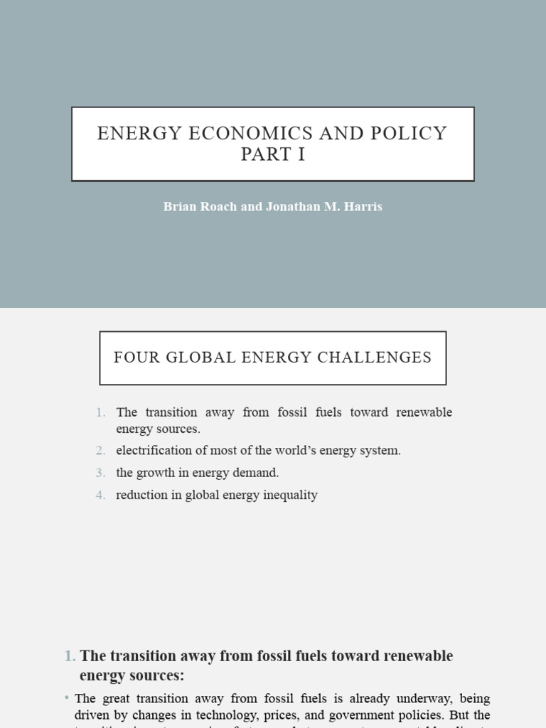 Energy Economics and Policy | PDF | Nuclear Power | Energy Development
