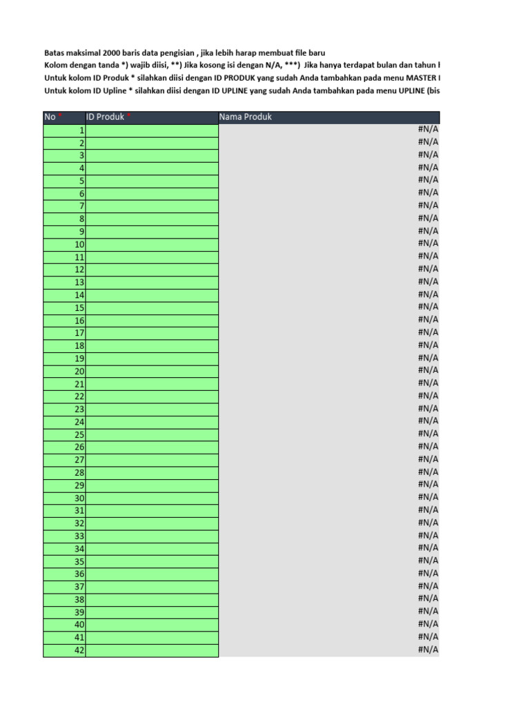 Template Retur Keluar | PDF