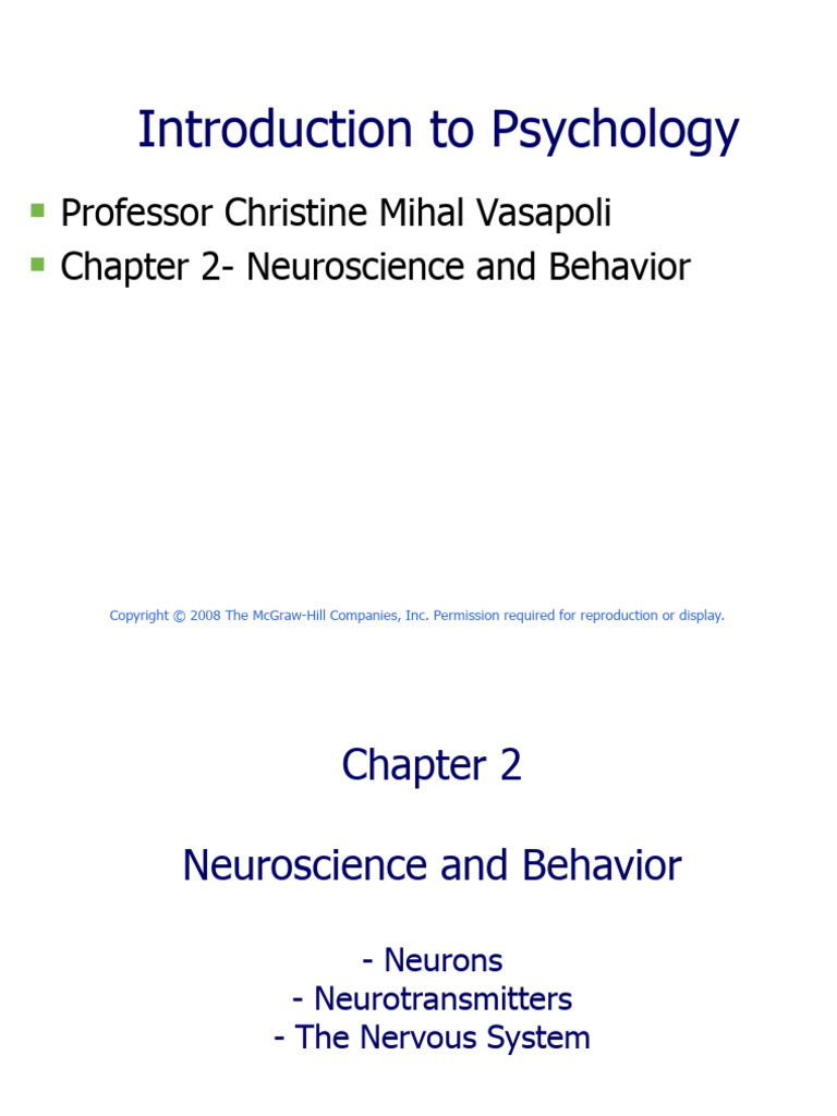 Chapter 2 PPT | PDF | Neuron | Nervous System