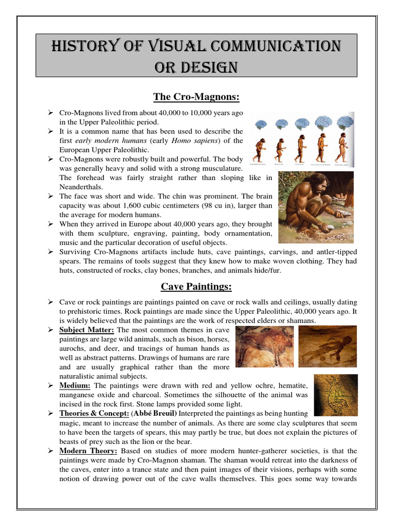 History of Visual Communication | PDF | Egyptian Hieroglyphs | Writing