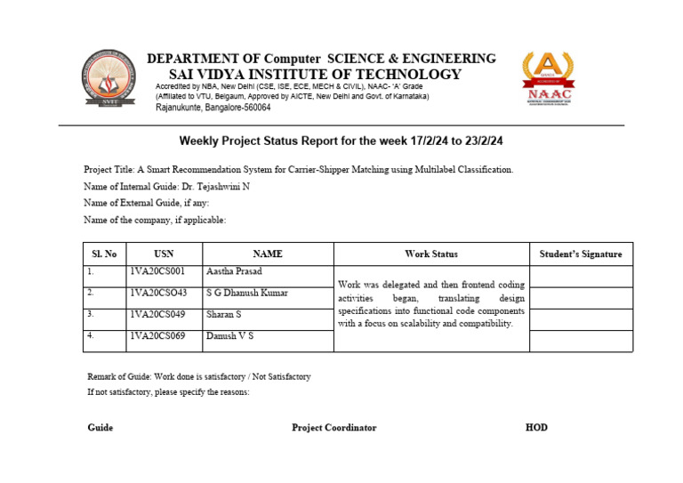 Weekly - Report 2 | PDF