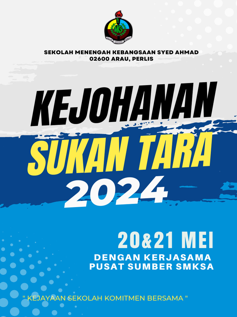 Buku Program Sukan Tara SMK Syed Ahmad 2024 | PDF