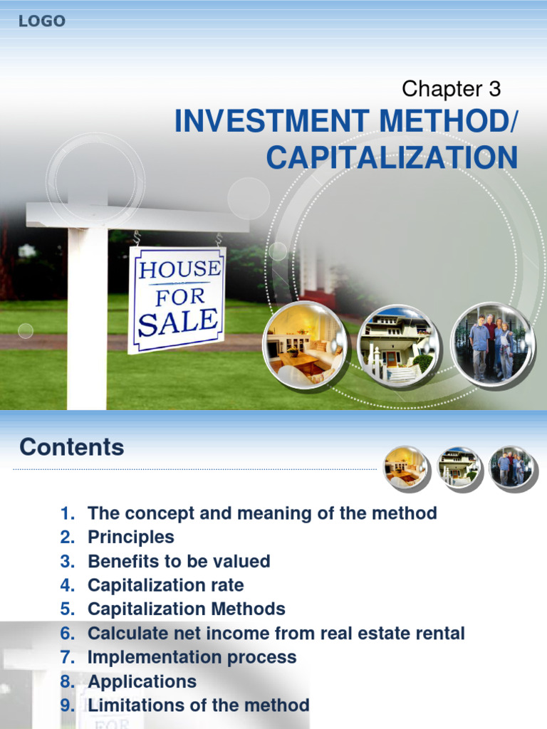 Chap 3. Capitalization | PDF | Renting | Internal Rate Of Return