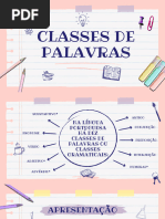 Mapa Mental Classes Gramaticais | PDF | Palavra | Classe gramatical