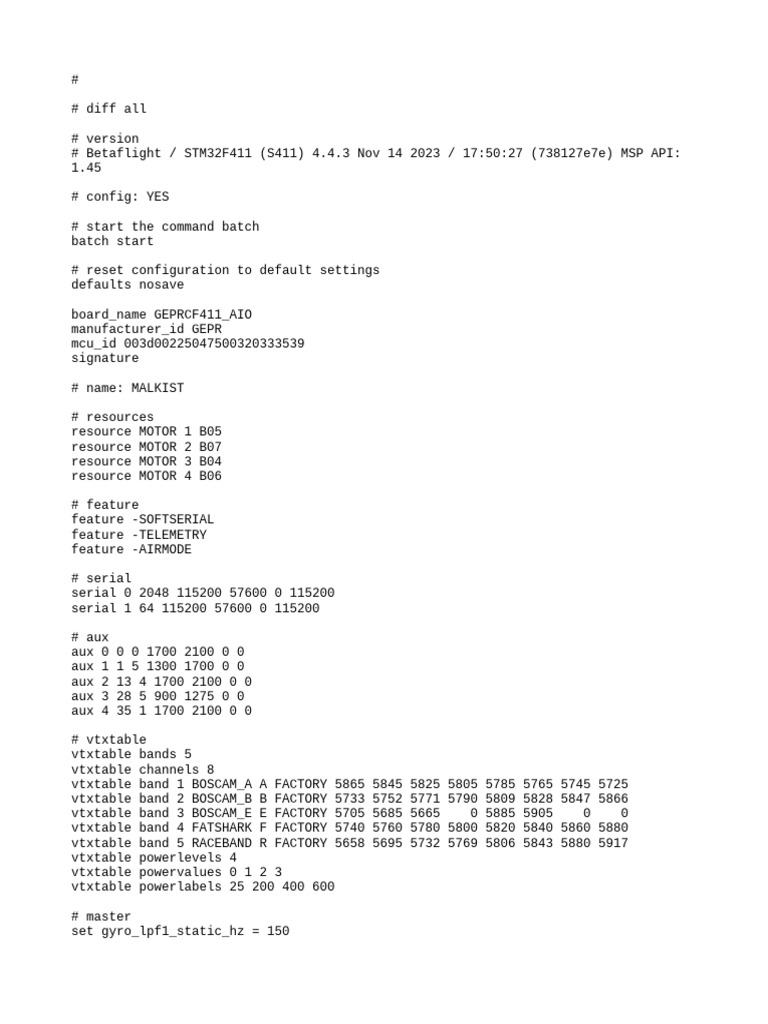 BTFL - Cli - MALKIST - 20240430 - 152207 Pavo20 Set1 Diff | PDF | Computing | X86 Architecture