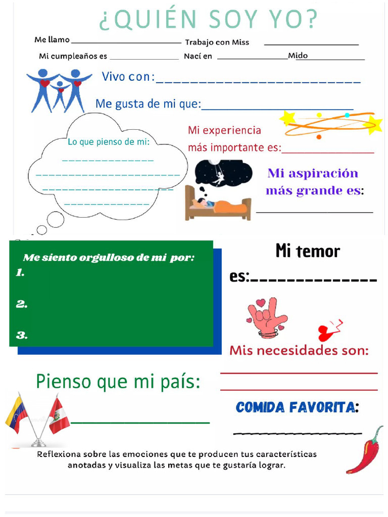 Ficha Quien Soy | PDF