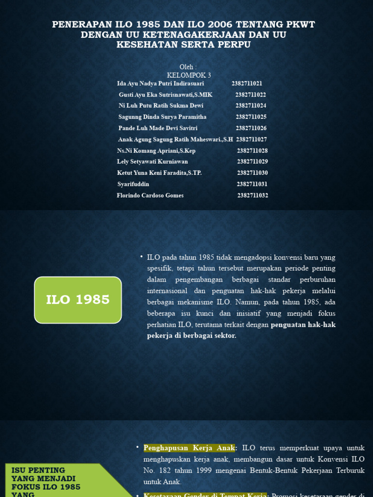 Penerapan ILO 1985 Dan Ilo 2006 Tentang PKWT | PDF