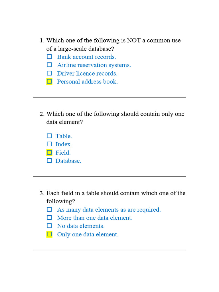 Access Que | PDF | Database Index | Databases