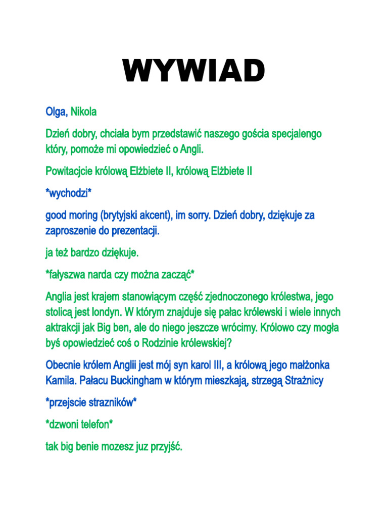 Wywiad | PDF
