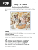 Izzy Teddy Bear Doll Pattern | PDF | Home & Garden