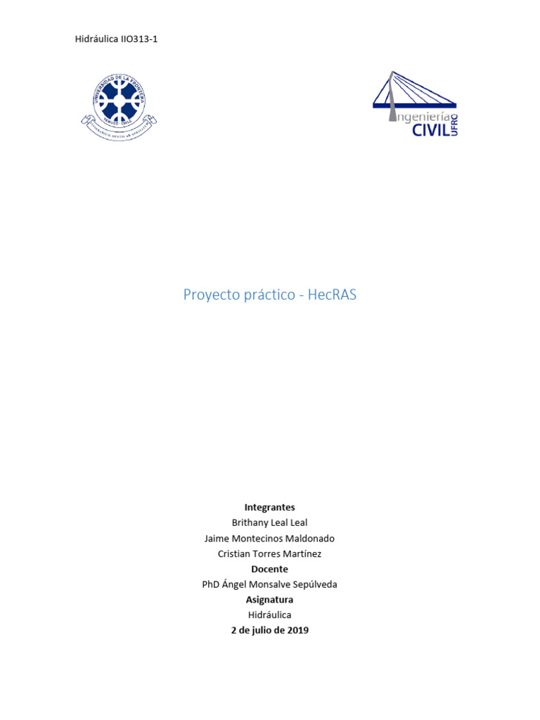 Hec RAS | PDF | Canal | Río