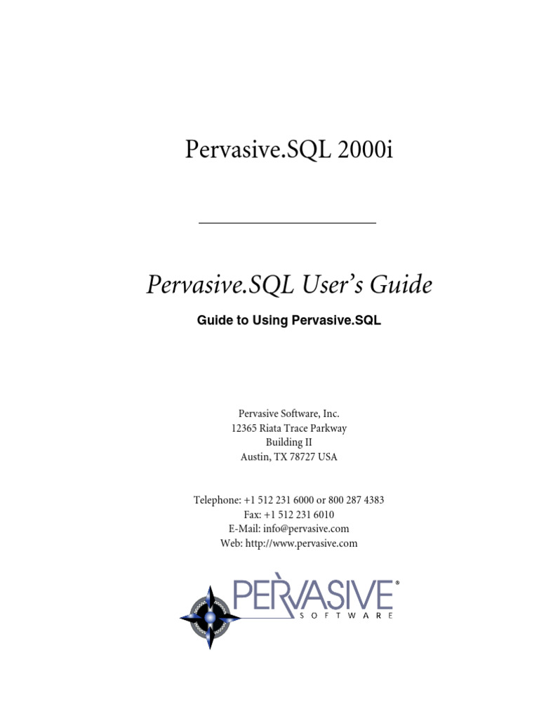 Usr Guide | PDF | Databases | Computing