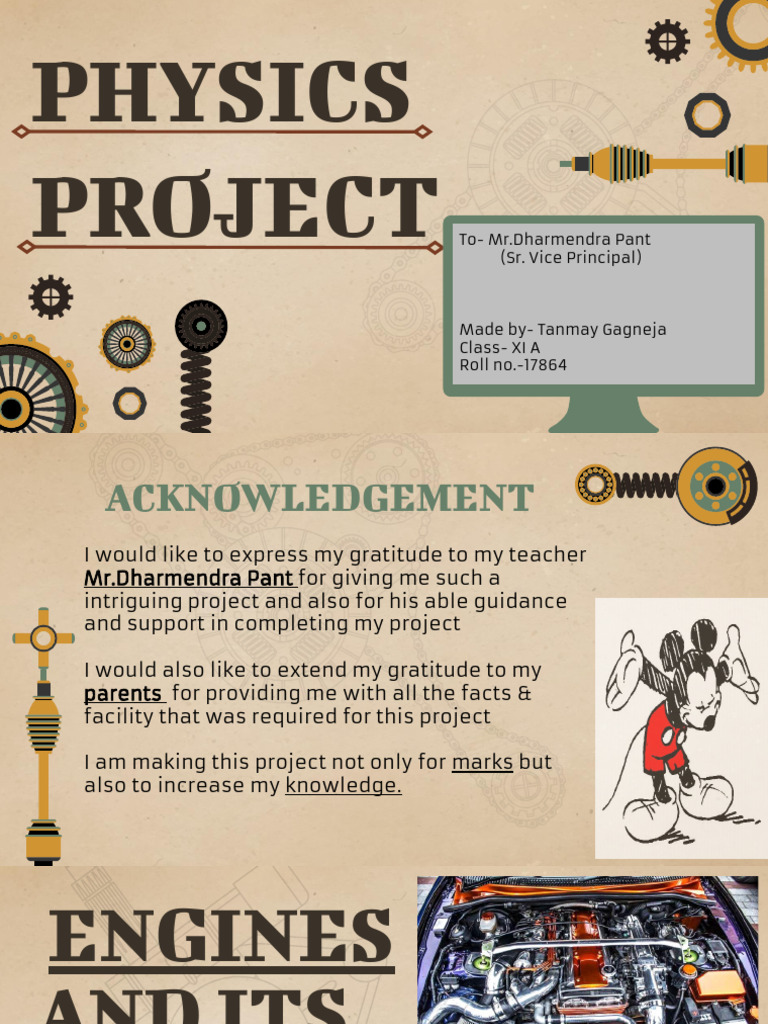 Phy Project | PDF | Engines | Horsepower