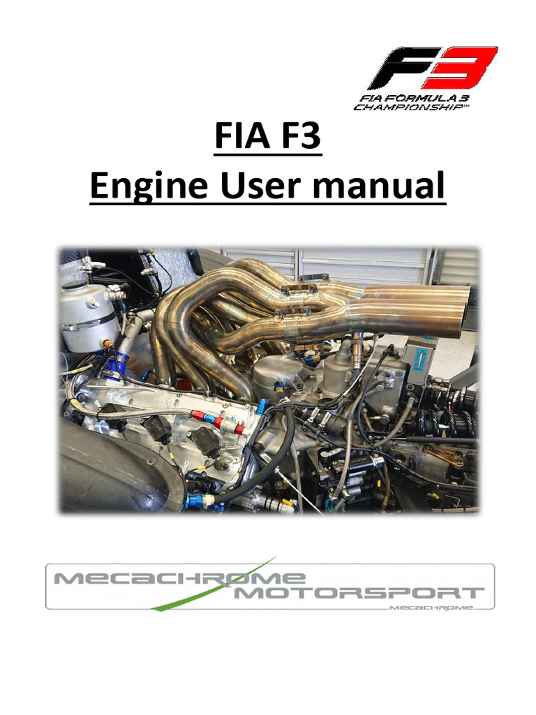 F3 Engine Manual for Technicians | PDF | Switch | Manual Transmission