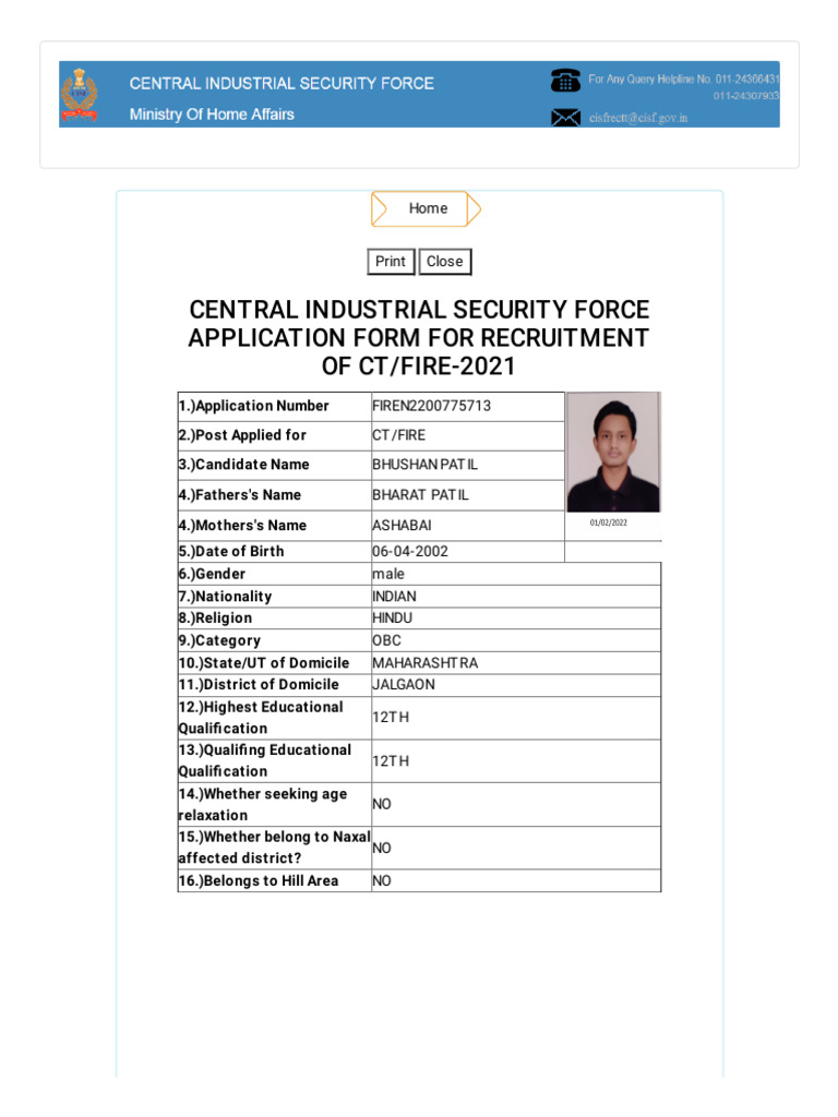 CISF - Central Industrial Security Force | PDF | Justice | Crime & Violence