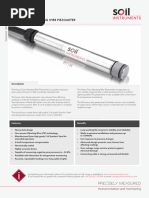 Piezometer Manual-2022 | PDF | Pressure Measurement | Calibration