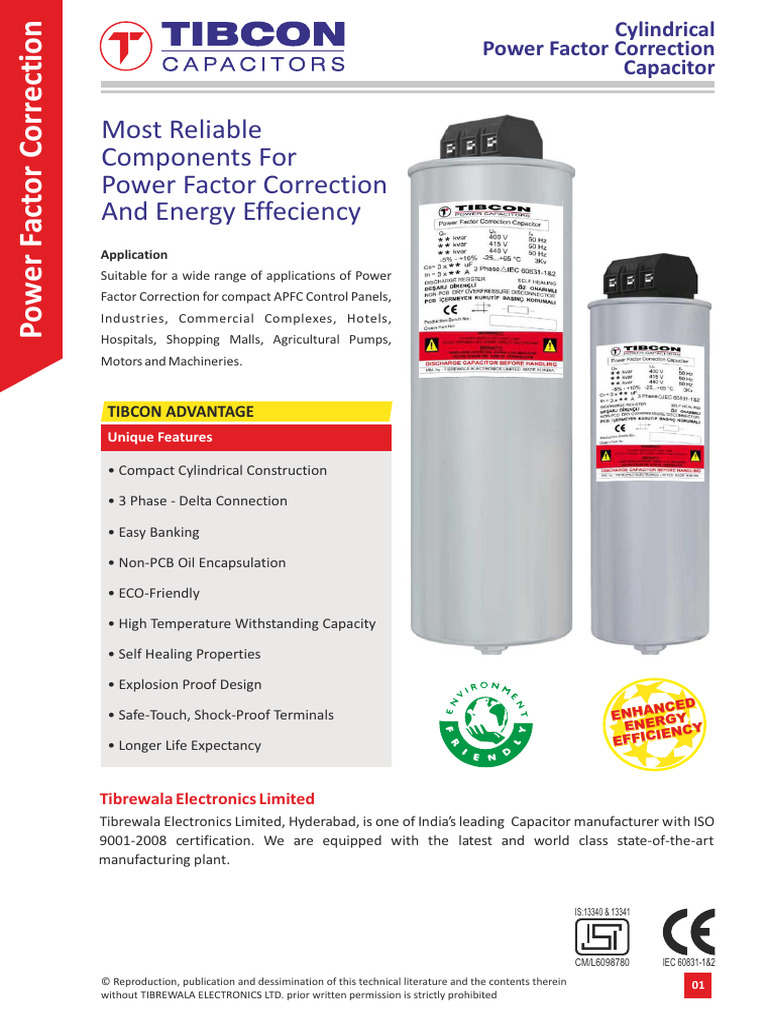 Industrial Power Factor Solutions | PDF | Capacitor | Electromagnetism