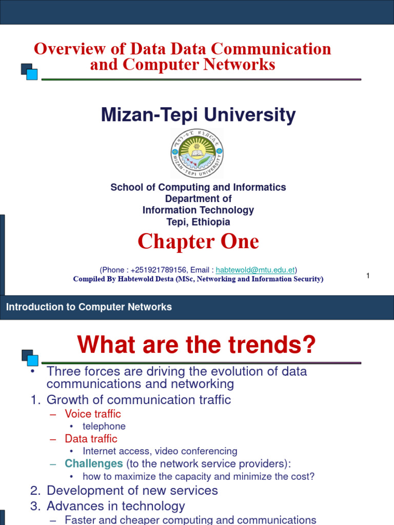 Chapter 1 | PDF | Network Topology | Transmission Medium