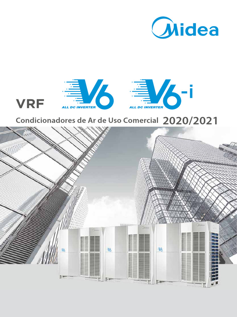 Catalogo Comercial VRF Midea V6 V6 I Rev. D 05 2021 | PDF | Alternador de energia elétrica | Ar ...