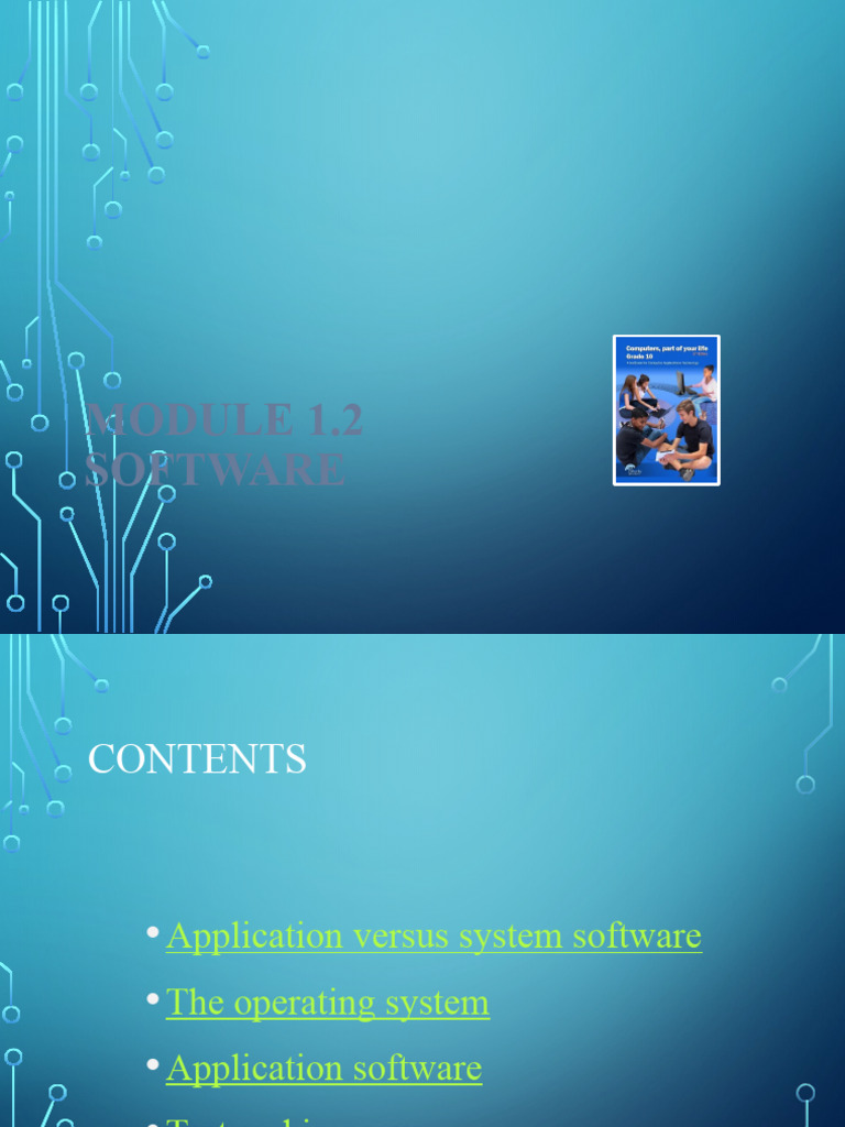 1_2 Software | PDF | Application Software | Graphical User Interfaces