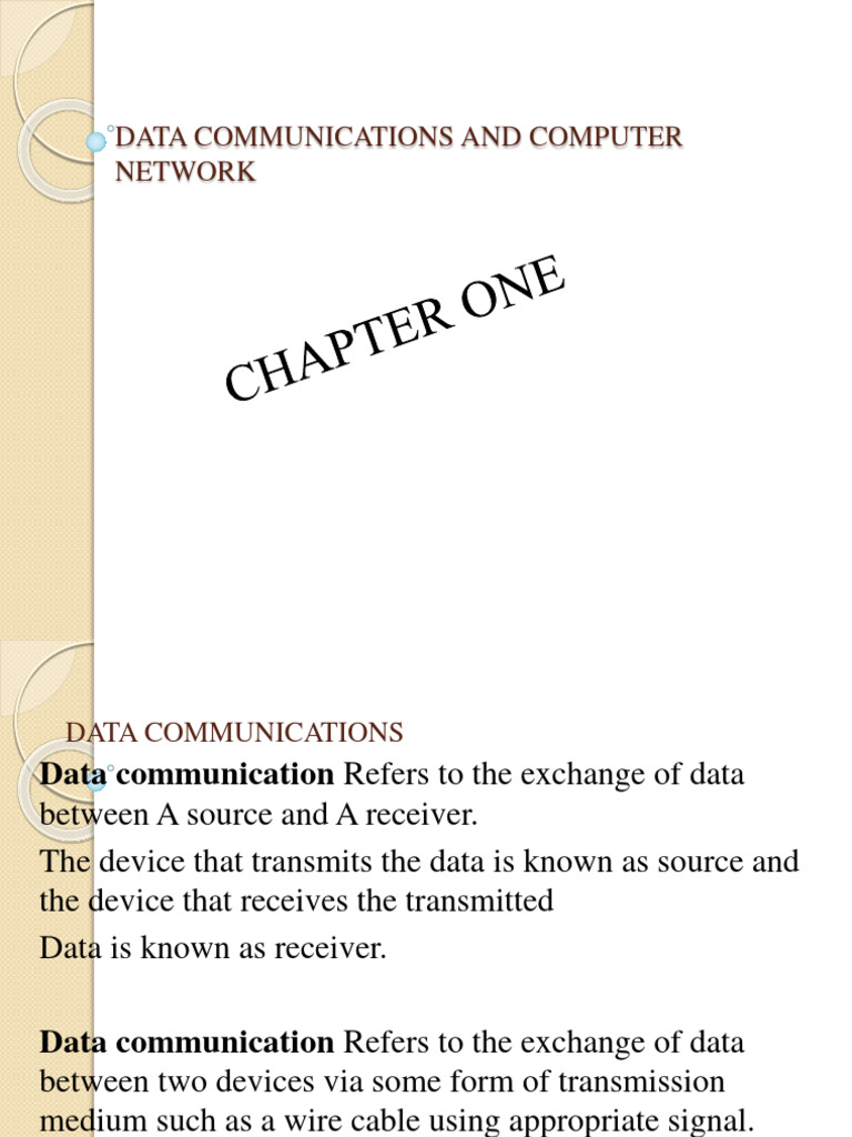 Datacommunication and Computer Networking | PDF | Duplex (Telecommunications) | Network Topology