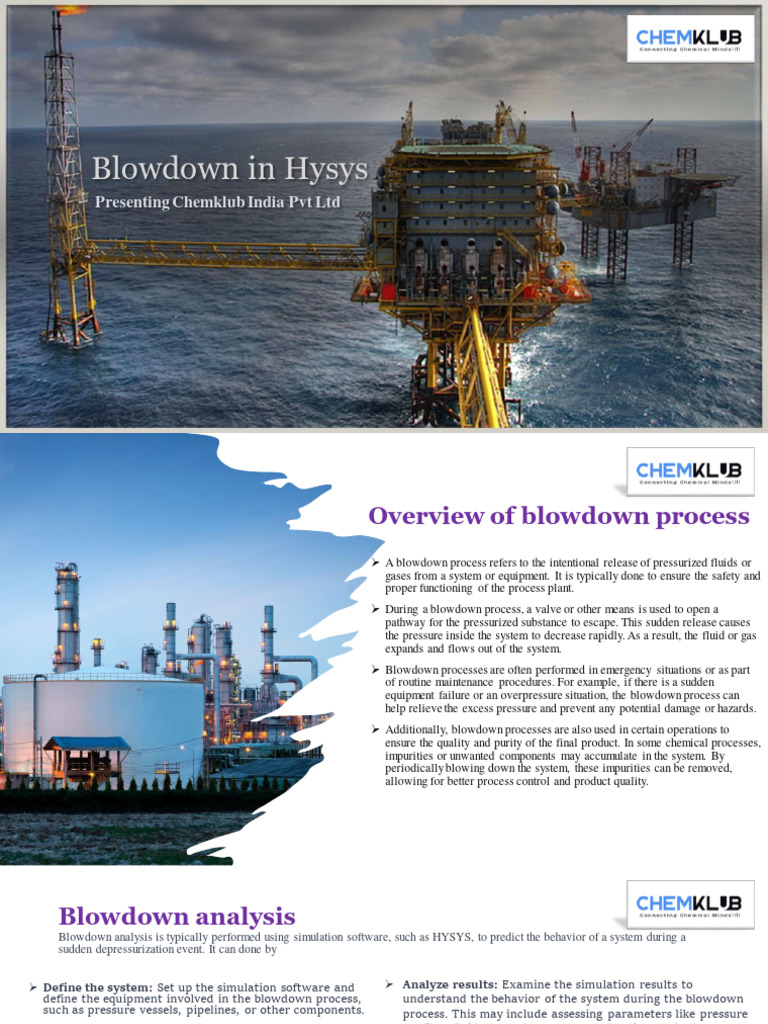 Staggered Blowdown Process in HYSYS | PDF | Applied And ...