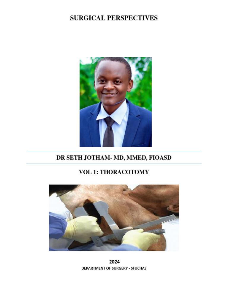 Thoracotomy From Surgical Perspectives, Vol 1 | PDF | Thorax | Surgery