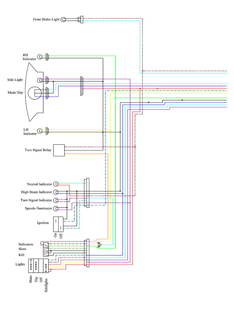 CCM 644 DS Lighting Circuit | PDF