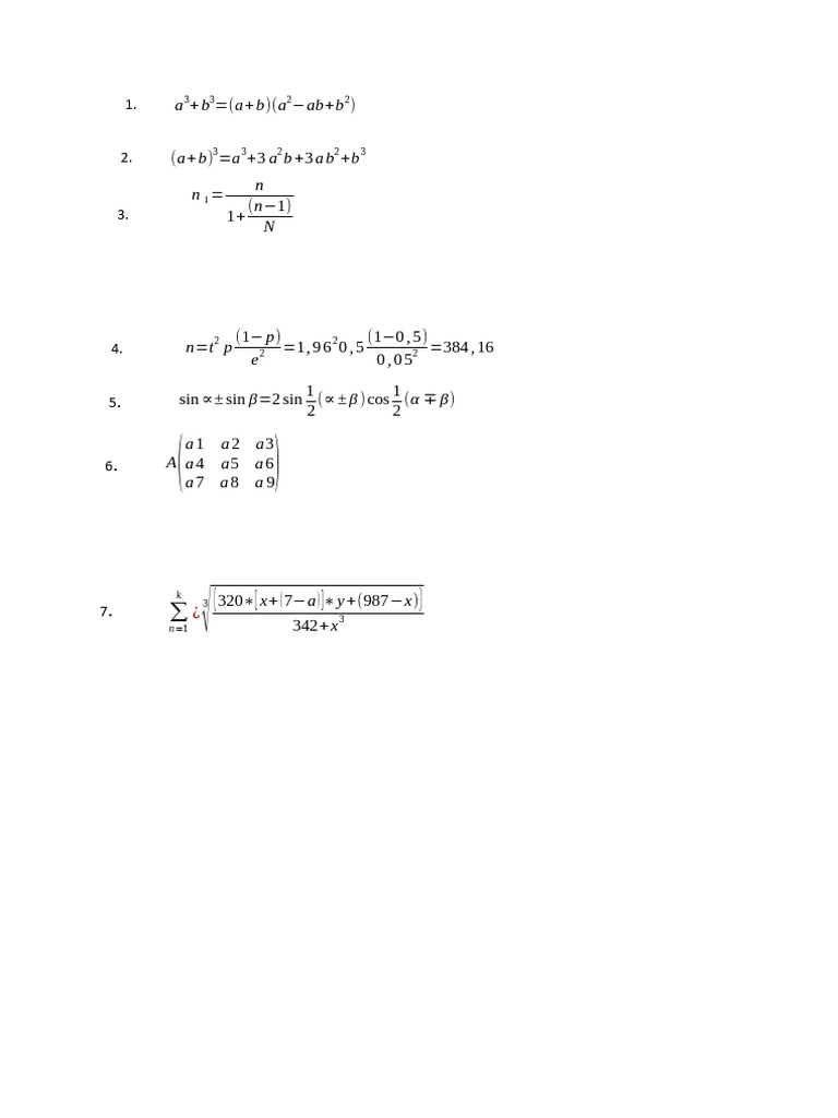 Ecuatii Matematice | PDF