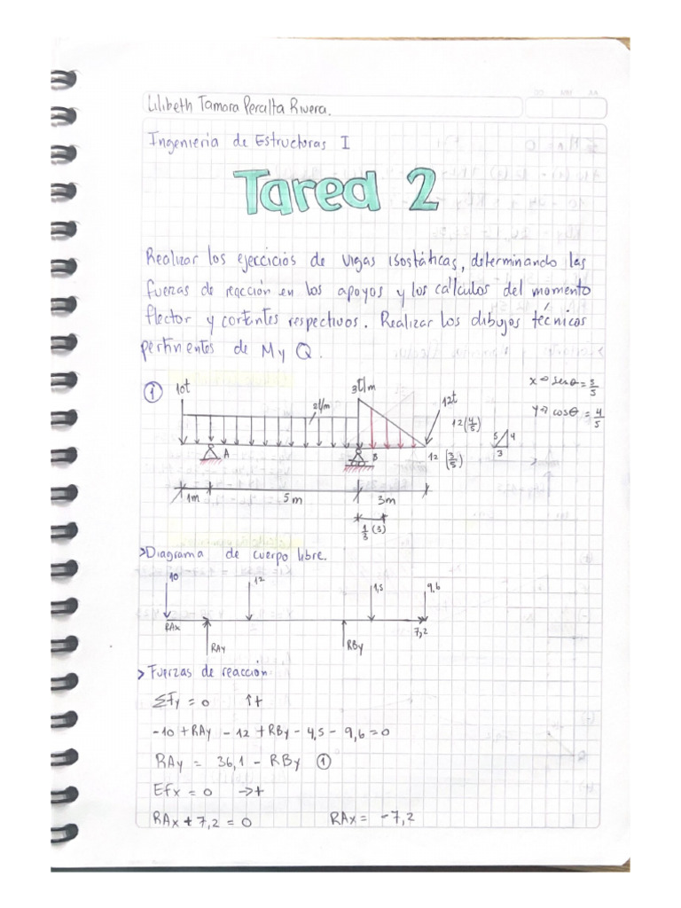 Tarea 2 Estructuras Peralta Lilibeth | PDF