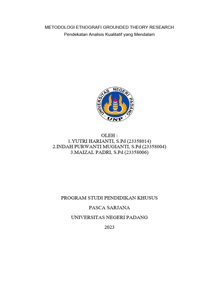 Metodologi Etnografi dan Aplikasinya | PDF