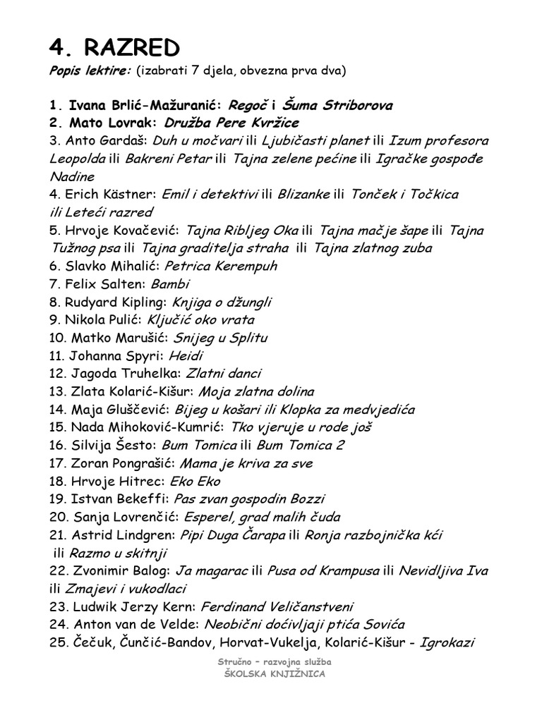 4 Razred | PDF