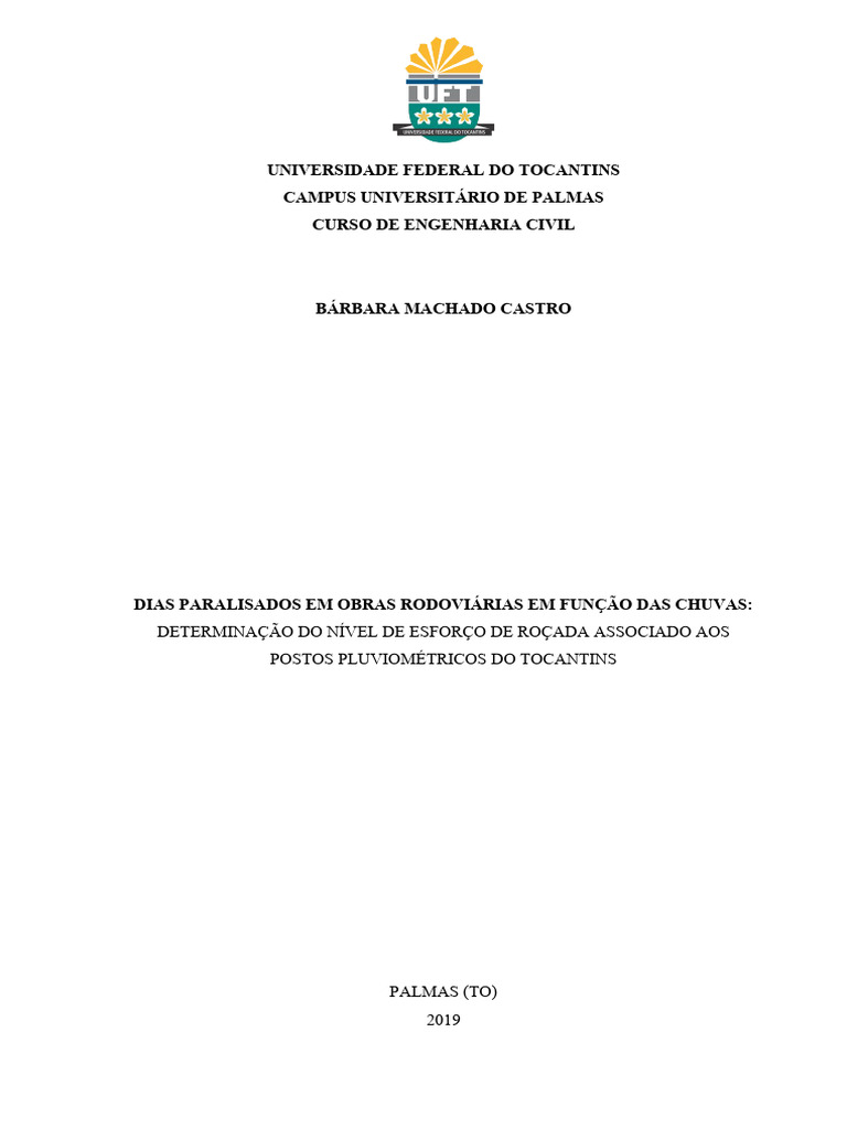 Bárbara Machado Castro Tcc Monografia Engenharia Civil Pdf