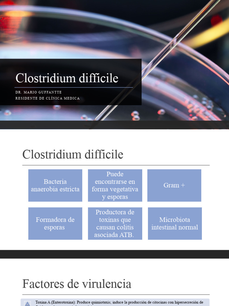 Clostridium Difficile | Descargar gratis PDF | Diarrea | Biología