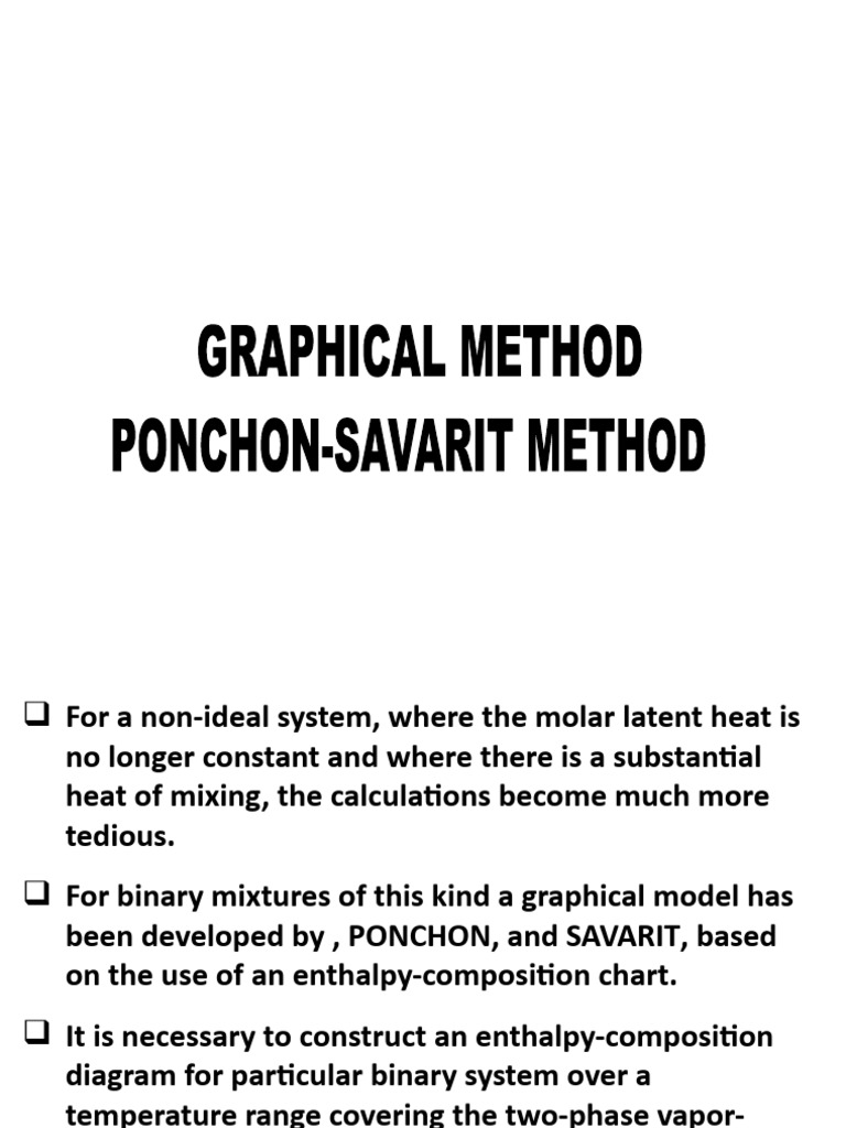 Lect 4 PONCHON-SAVARIT-METHOD 1 | Download Free PDF | Physical ...