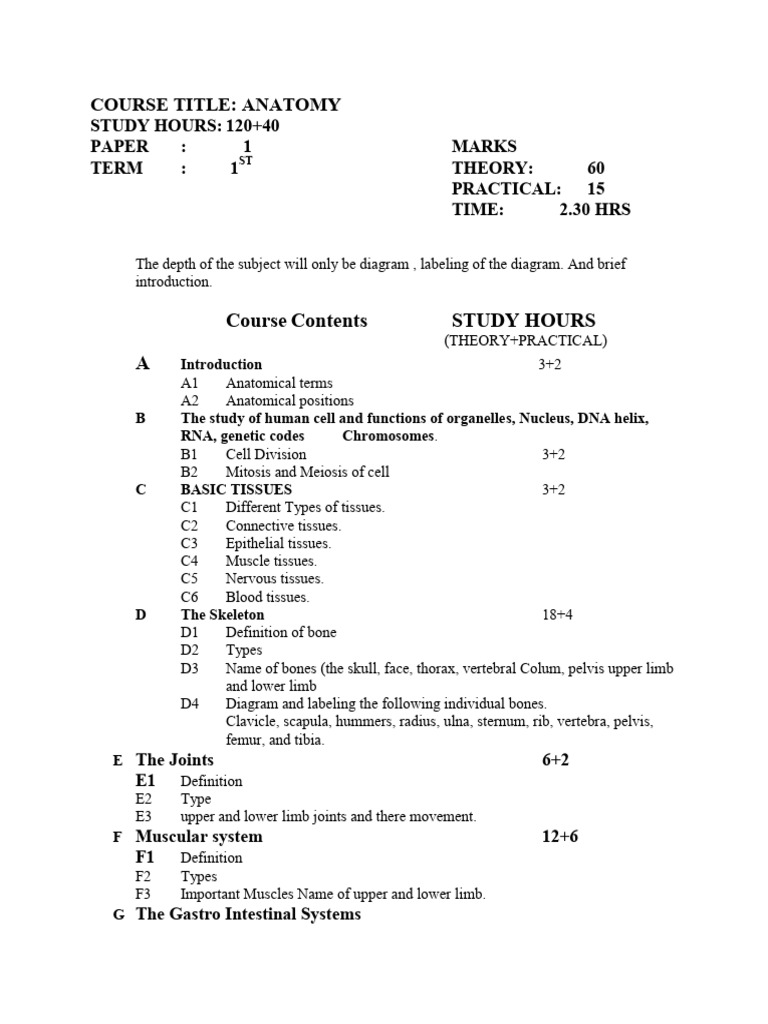 Anatomy | PDF | Human Body | Anatomy