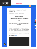 Afaraf (Afar Language) & Its Dictionary Preparation | PDF | Grammatical ...