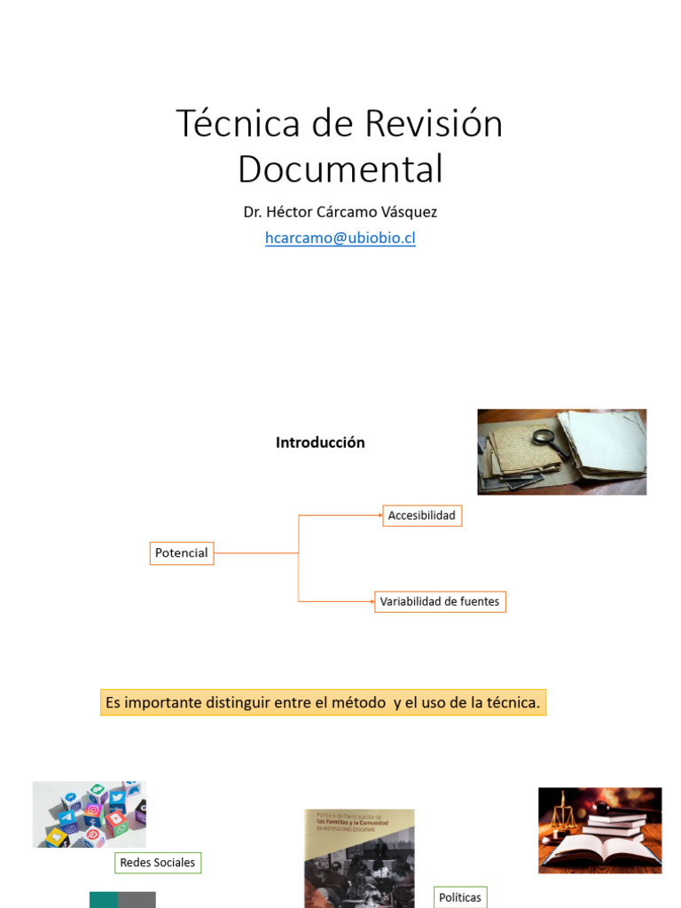 2 Técnica de Revisión Documental | PDF