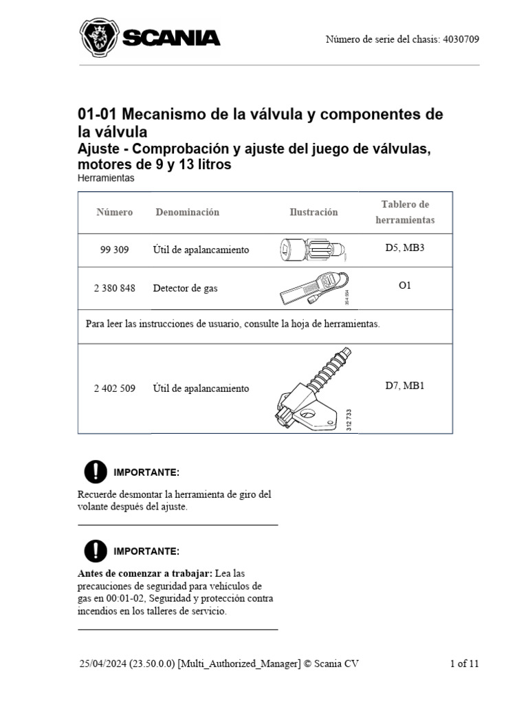 Calibracion de Motor Scania | PDF | Partes de vehículo | Tecnología del ...