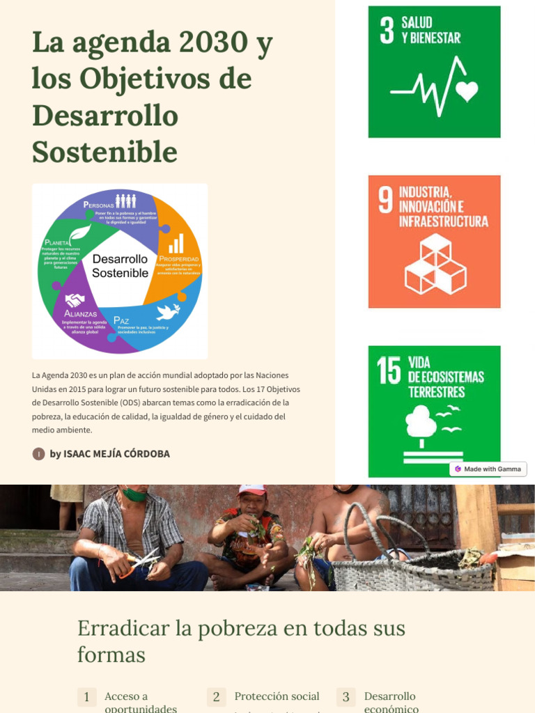 La Agenda 2030 y Los Objetivos de Desarrollo Sostenible | Descargar gratis PDF | Sustentabilidad ...