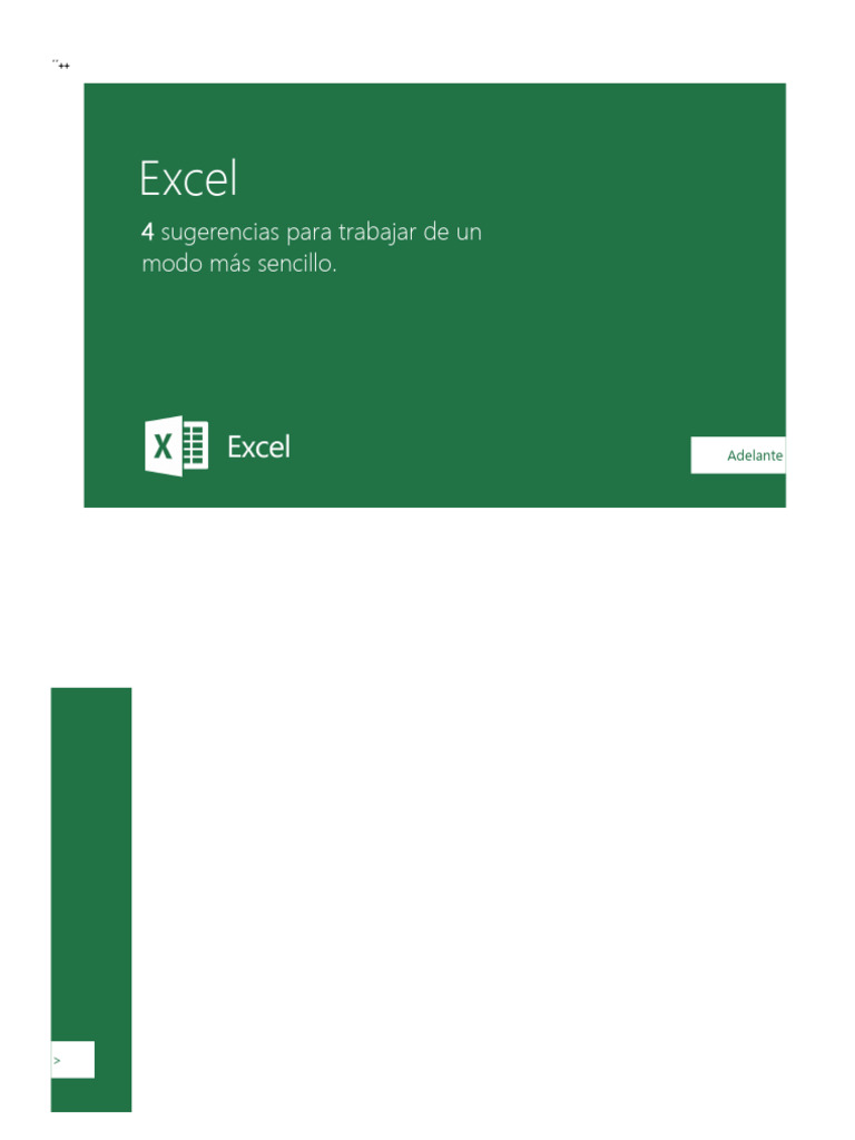 Bienvenido A Excel1 | PDF | Negocios | Informática
