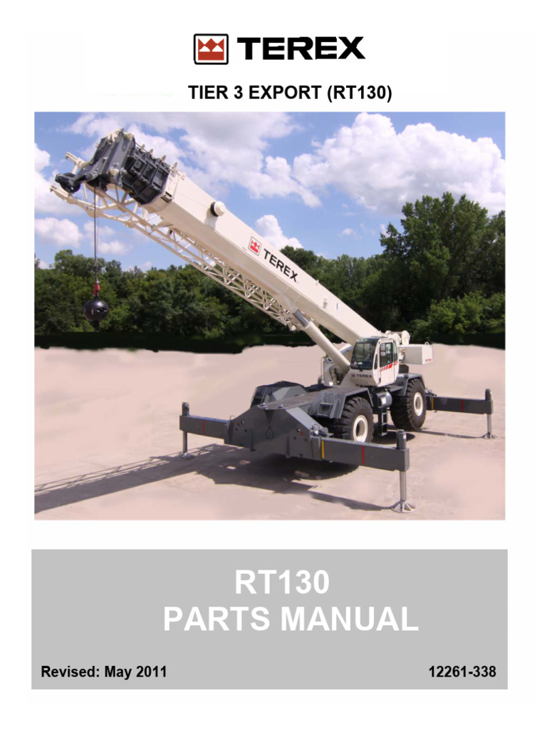 RT130 Parts Manual Overview | PDF | Clutch | Axle