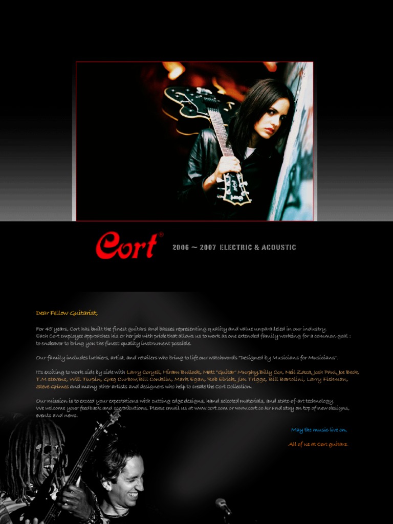 Cort 06 Catalog | PDF
