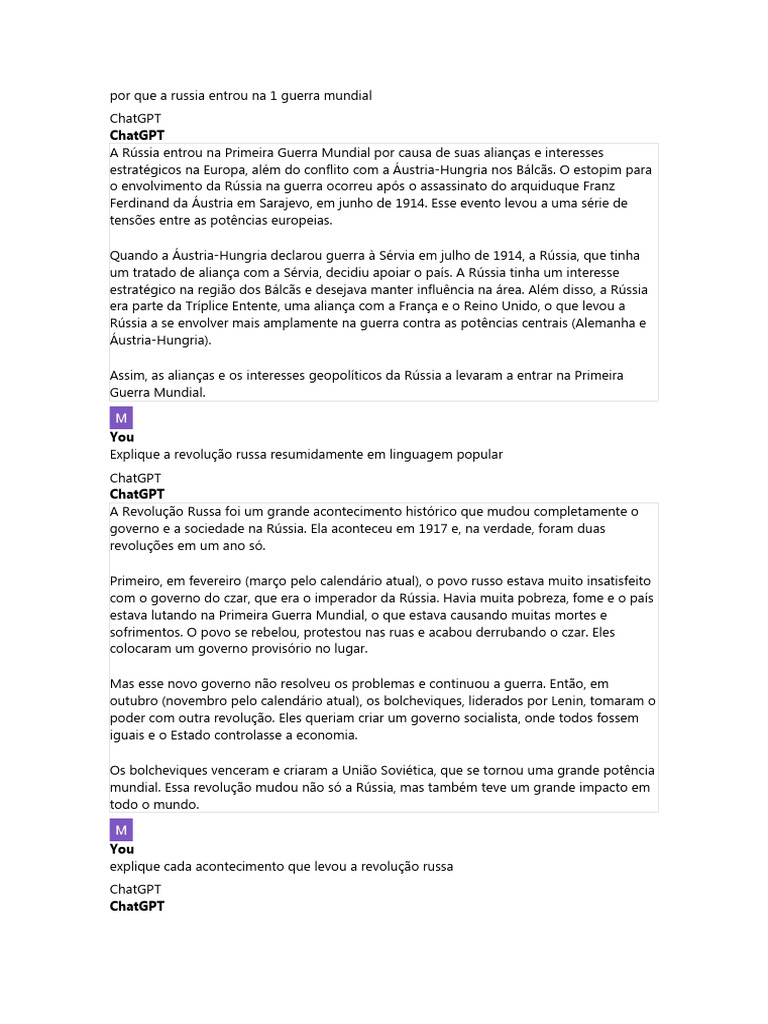 resumo aula 02 parte 1 | PDF | Vladimir Lenin | Leon Trotsky