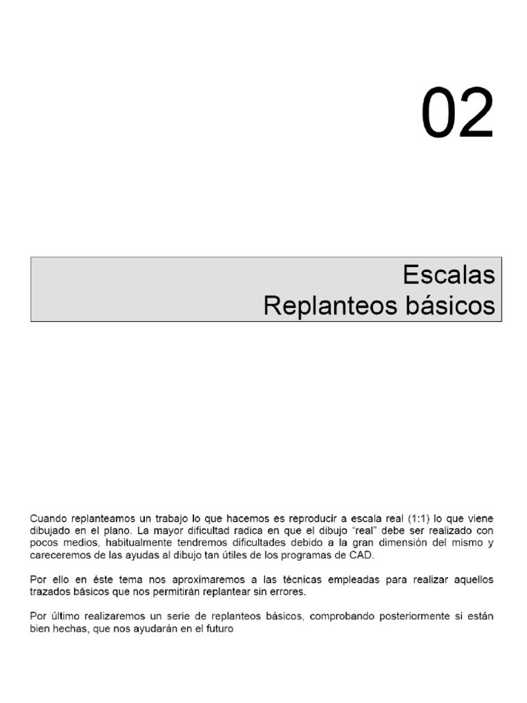UT5 - Replanteos Básicos | PDF