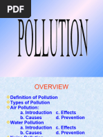 Types of Pollution | PDF | Pollution | Water Pollution