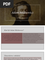 Adam Mickiewicz - Pan Tadeusz - Inwokacja - Polska-Poezja - PL | PDF
