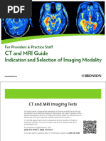 CT/MRI Guide for Medical Professionals | PDF | Radiology | Abdomen